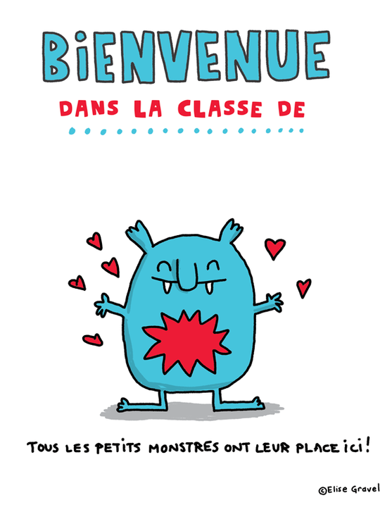 La classe des petits monstres – Sur ton mur