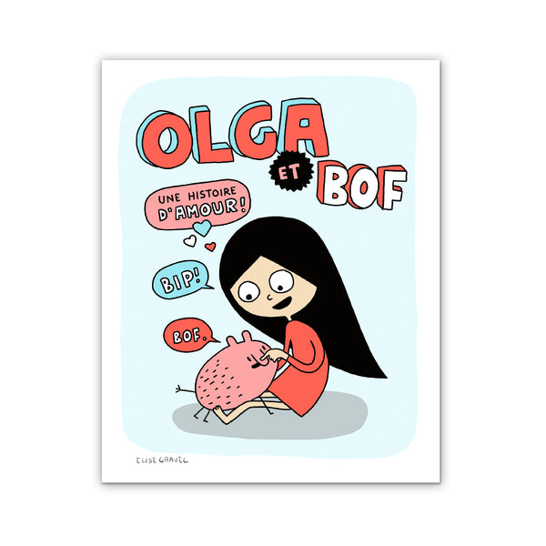 Olga et Bof | Art print | Sur Ton Mur – Sur ton mur